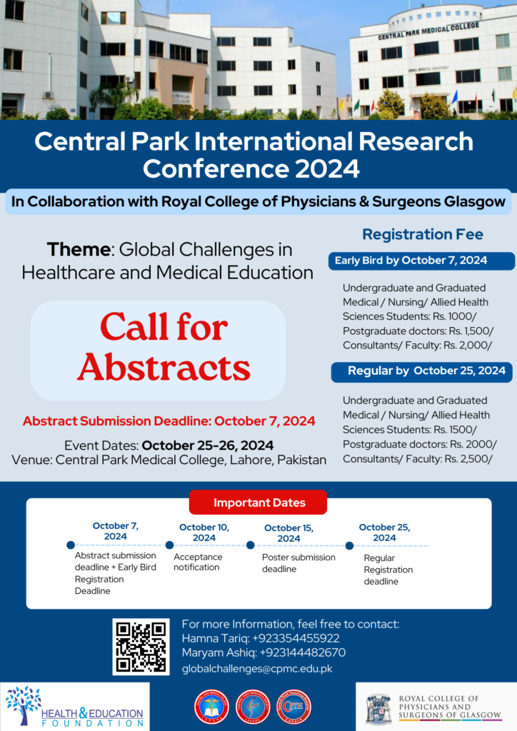 Invitation to Central Park Research Conference 2024 – Central Park ...